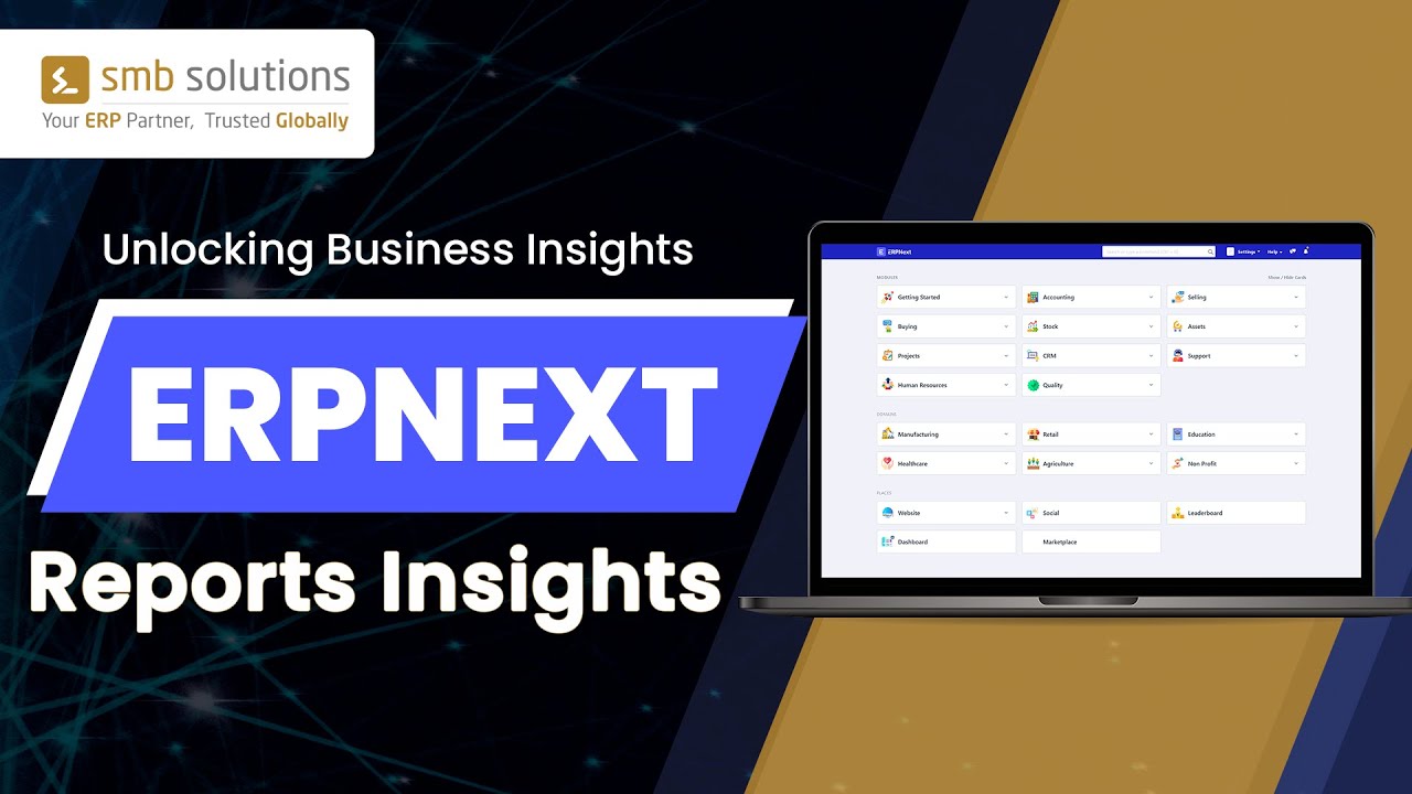 ERPNext Reports Insights for Informed Decision Making - Enterprise Resource Planning Solution ...