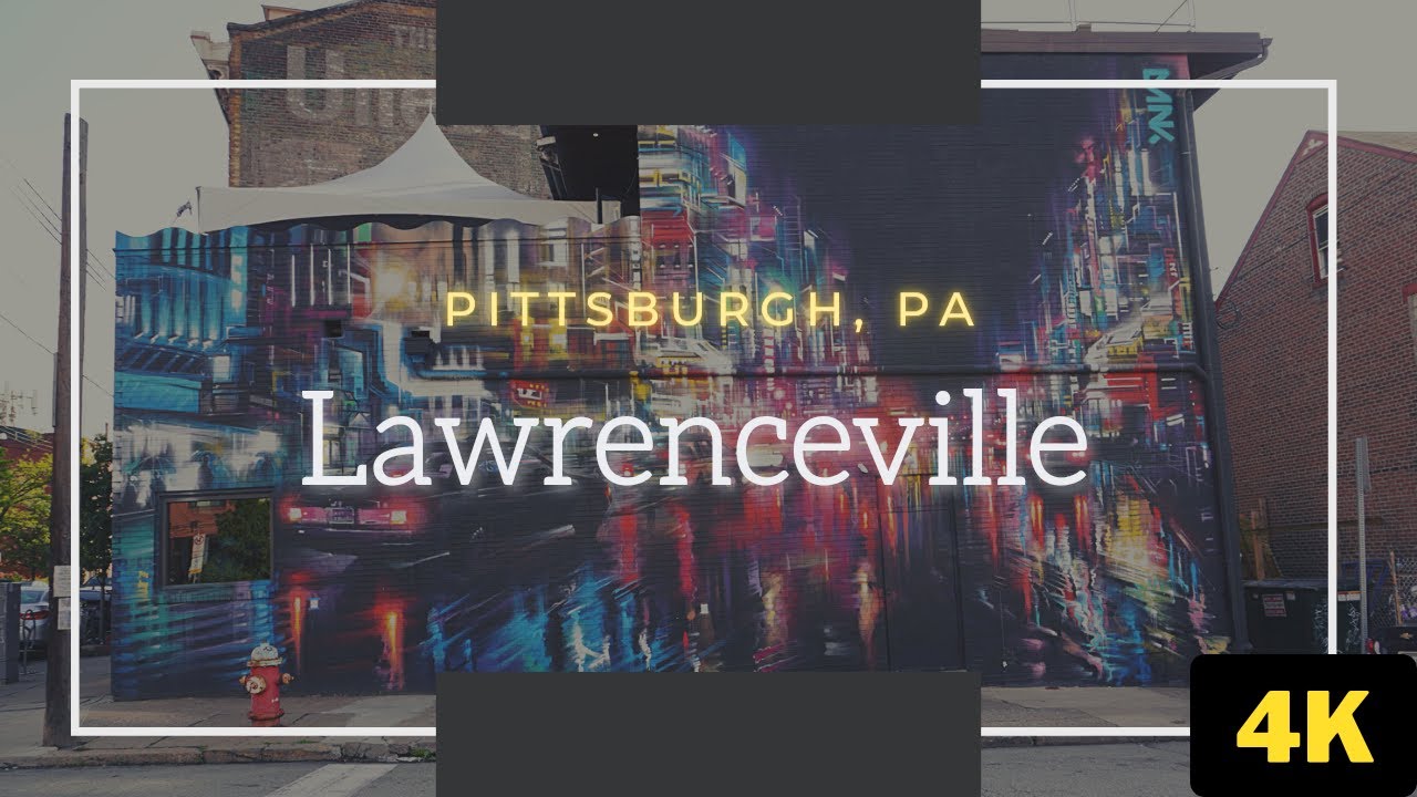 Walking Tour Pittsburgh, Pa. Lawrenceville - Butler Street. 4K - YouTube