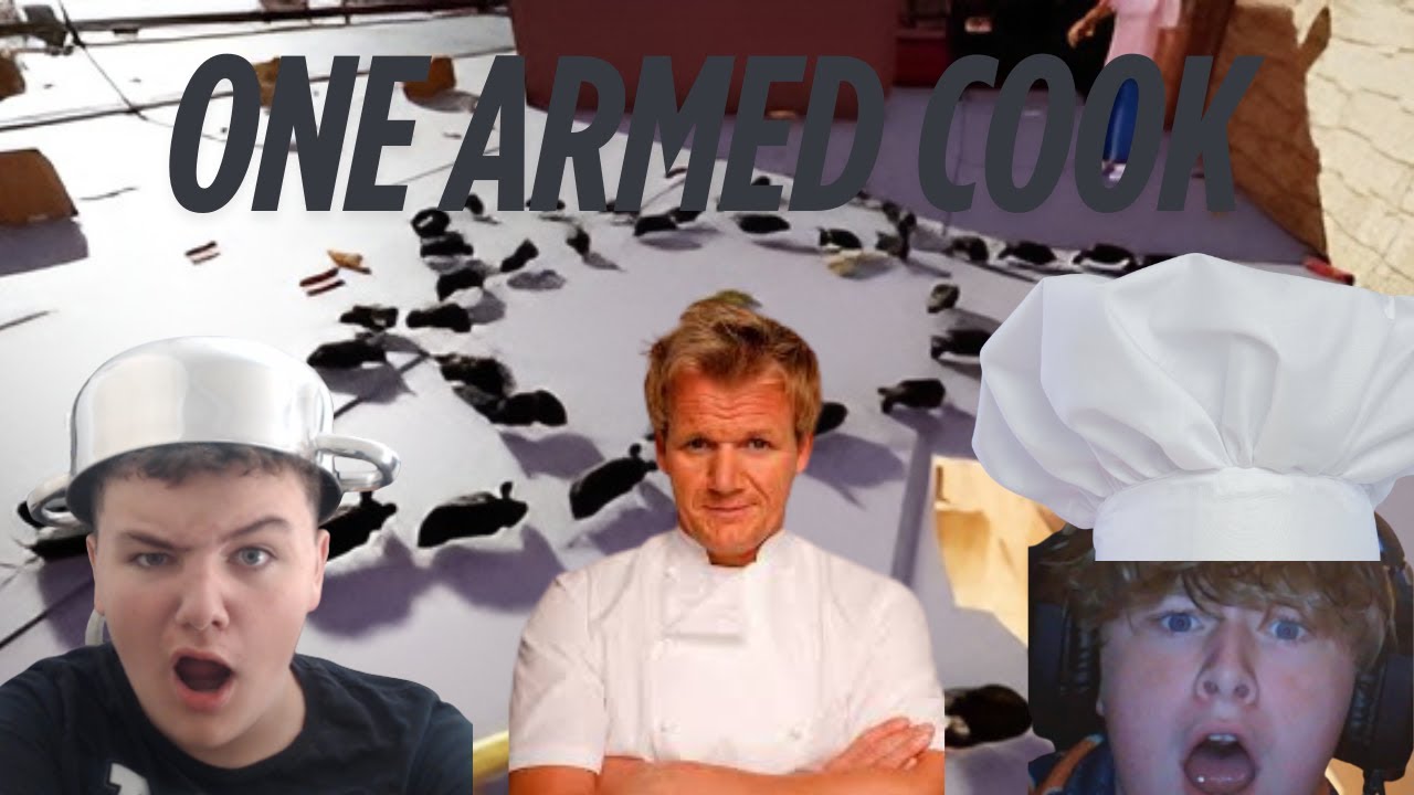 The disabled cooking game (one armed cook) - YouTube