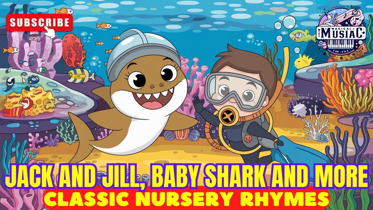 🧱🎵 Humpty Dumpty and Baby Shark on the Wall 🦈 Children's Songs 🌟 Videos ...