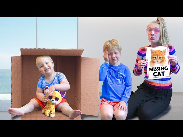 Amelia & Arthur find a missing Kitten story. - Videos For Kids