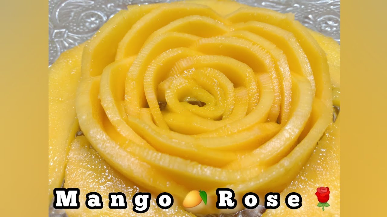 How to make a Mango Rose #short #tutorial #mango #mangorose || Mahnoor's Food Corner - YouTube