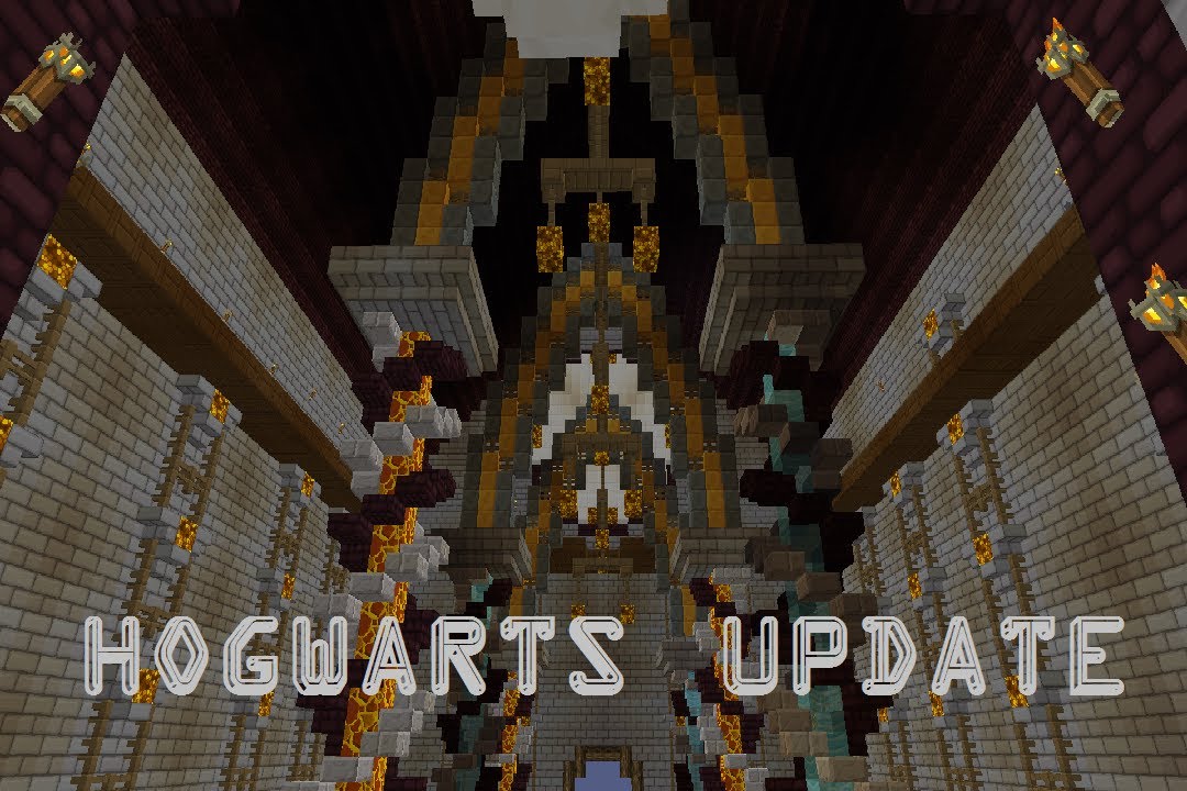 Mega Hogwarts Castle Minecraft Build Update - YouTube