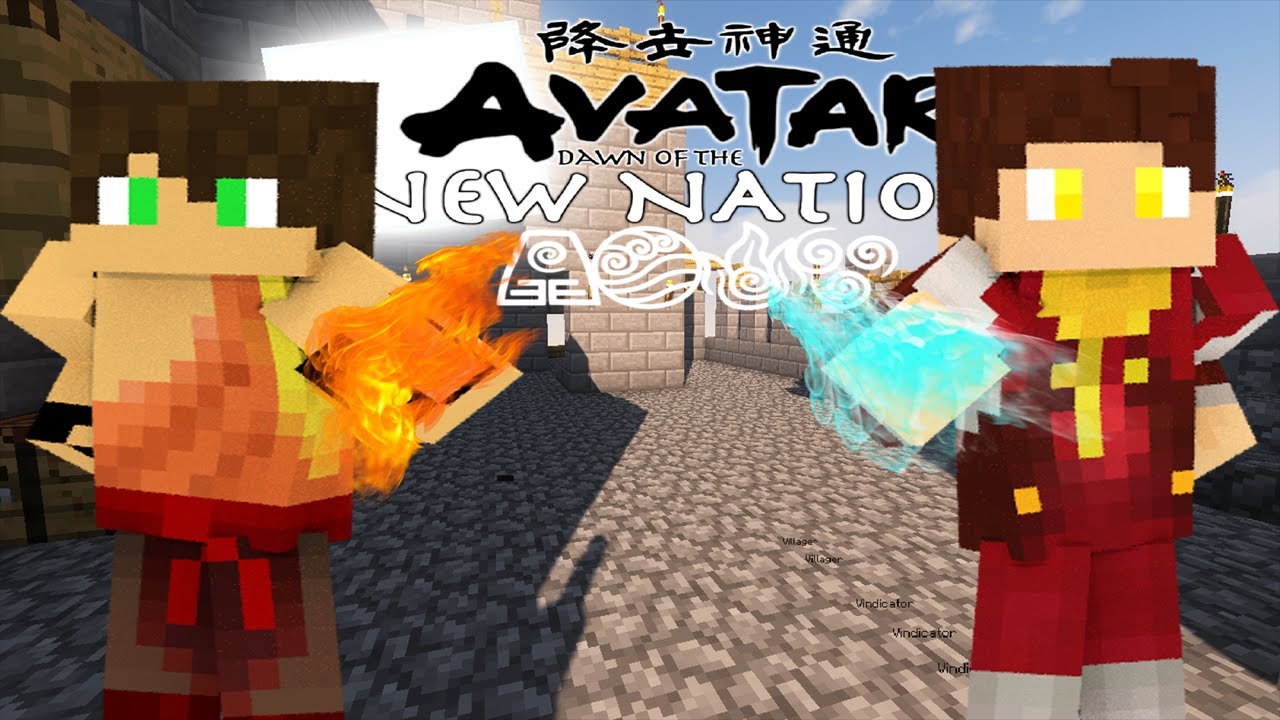 Fire and Air Team Up!!! || Minecraft Avatar: Dawn of the New Nations ...