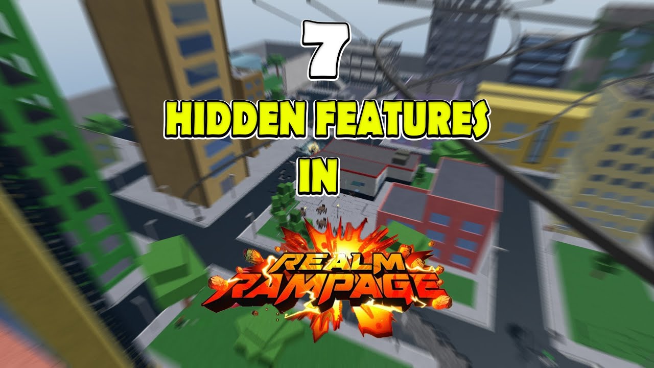 *7 HIDDEN* FEATURES IN REALM RAMPAGE | Roblox - YouTube