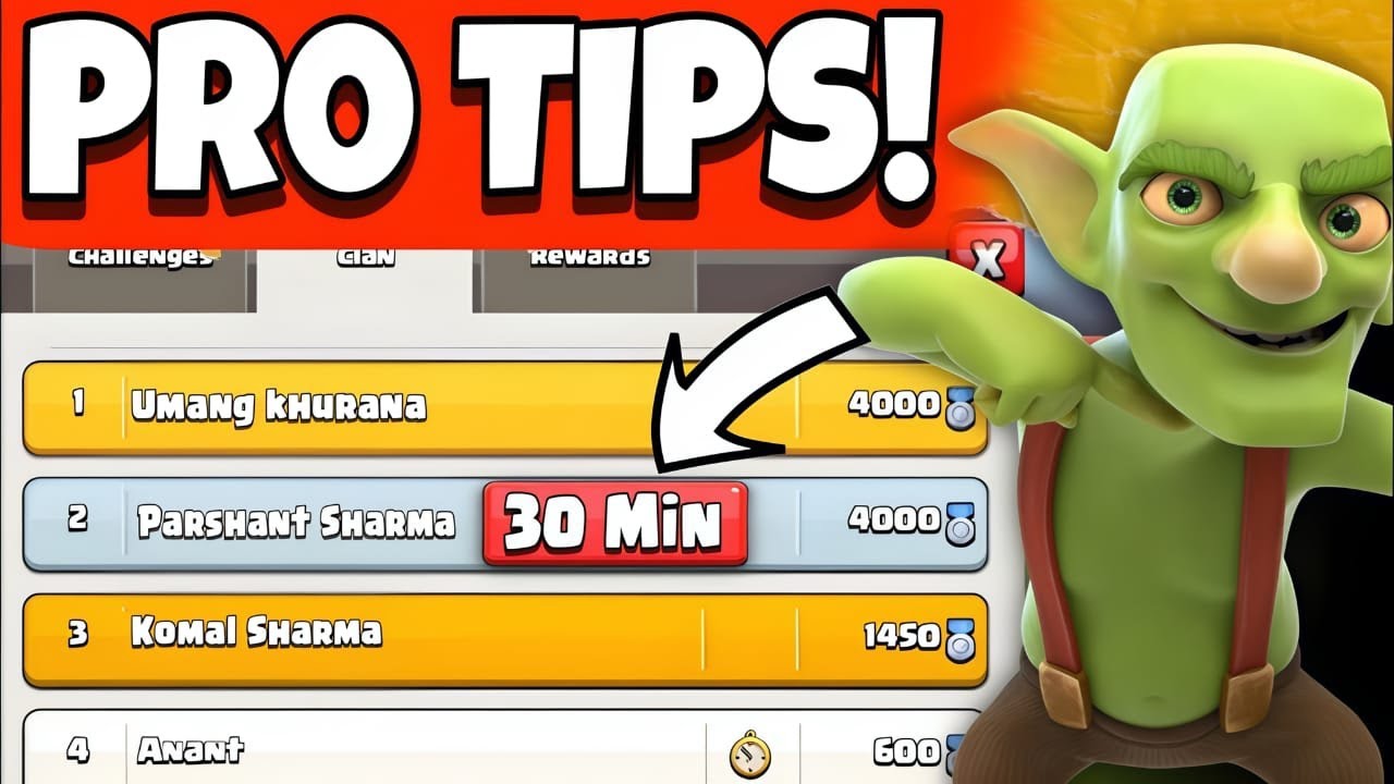 PRO TIPS! for december clan games | clash of clans clan games rewards ...
