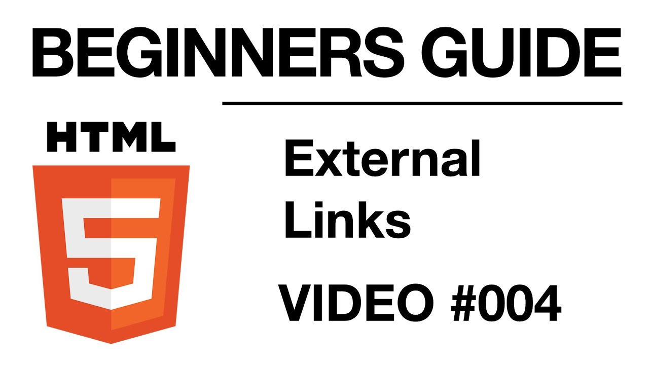 HMTL Tutorial 5 - Linking Elements to External Website - YouTube