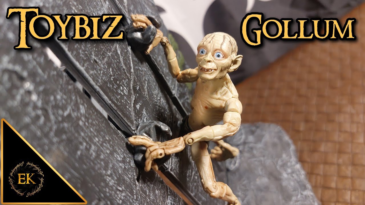 ToyBiz Super Poseable Gollum Figure - Unboxing - YouTube