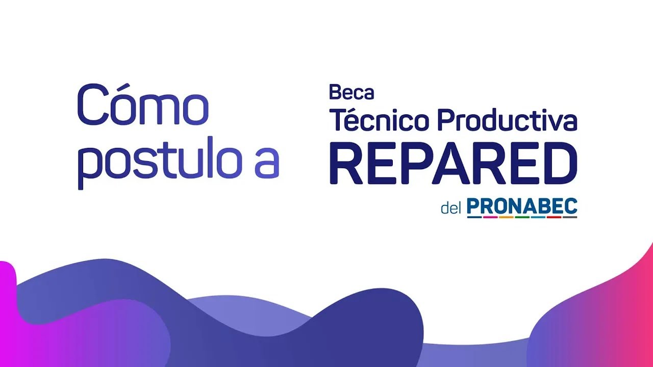 Beca Técnico Productiva Repared 2023: tutorial de postulación - YouTube