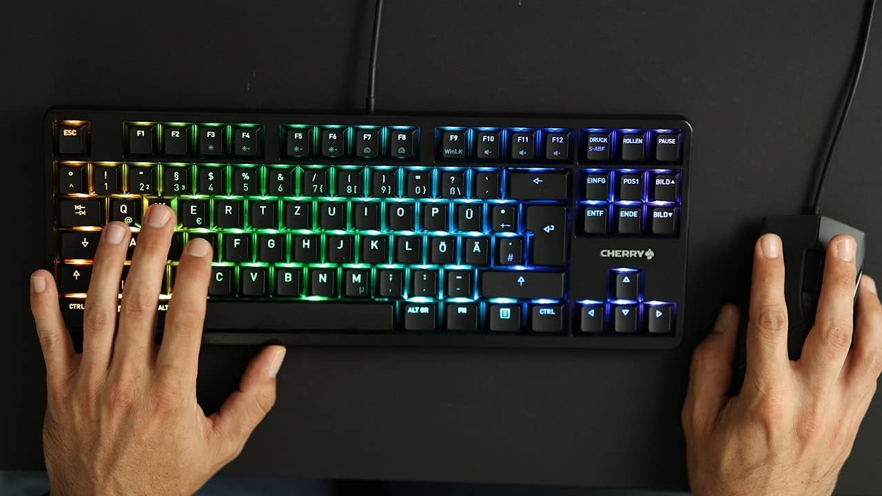 CHERRY G80-3000N RGB TKL, British layout, QWERTY keyboard, wired ...