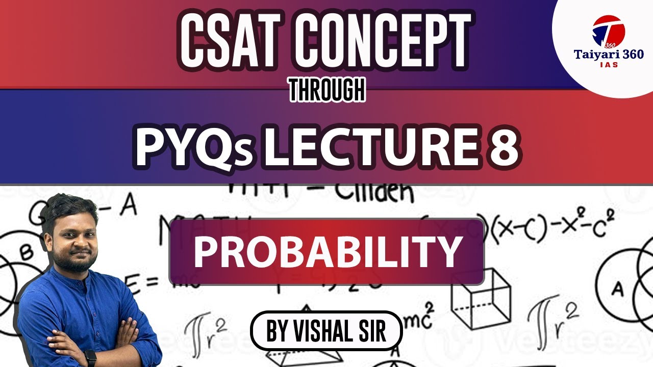 Lecture 8 || Probability || CSAT Through PYQs || Prelims 2024 - YouTube