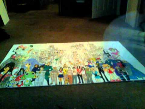 Anime Club Poster Time Lapse - YouTube