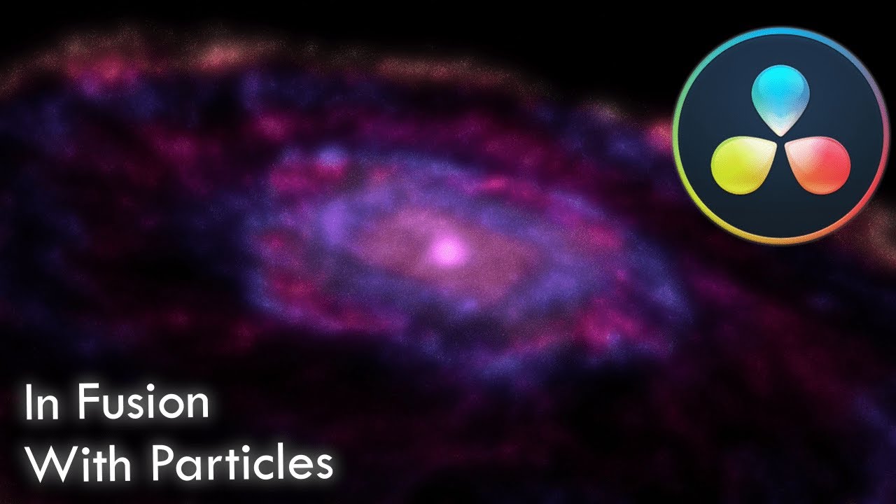 How to make a cool looking particles effect in resolve fusion - YouTube