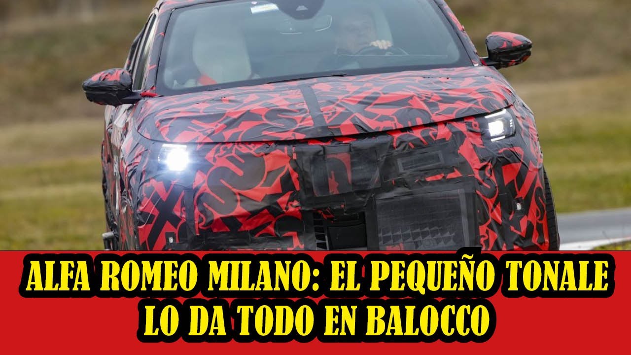 Alfa Romeo Milano: el pequeño Tonale lo da todo en Balocco - YouTube