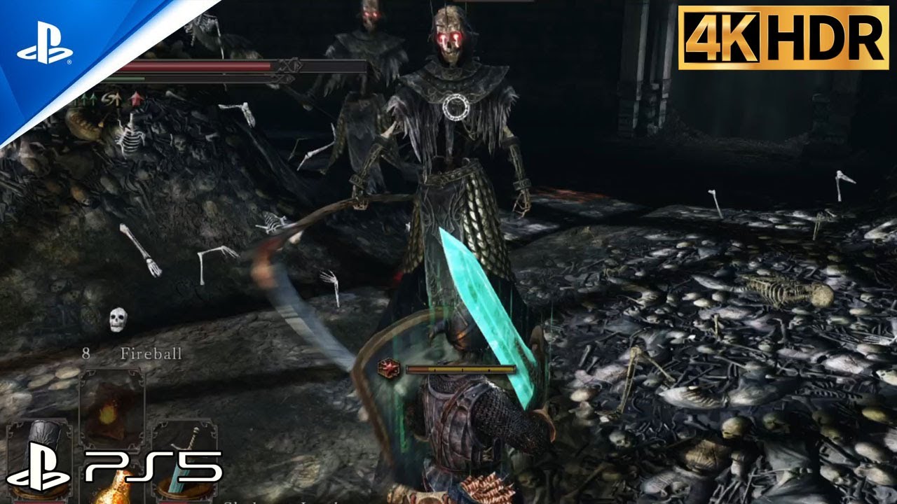 Dark Souls 2 - Skeleton Lords Boss Fight - PS5 Gameplay [4K] - YouTube