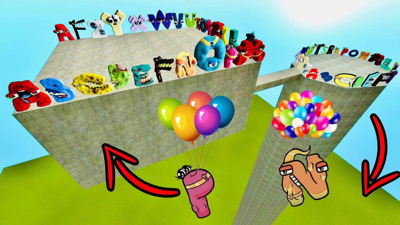 SPARTAN KICKING ALPHABET LORE BY BALLOONS In Garry's Mod! - YouTube