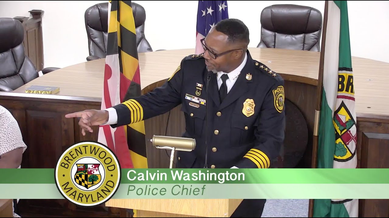 2022- 06/30/22 Swearing-in of Chief Calvin Washington and Lt. Imtiaz ...