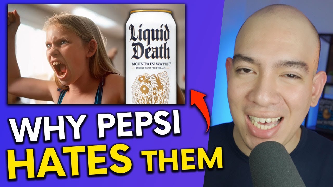 From $5k to $500M - How LIQUID DEATH Dethroned Pepsi's Aquafina - YouTube