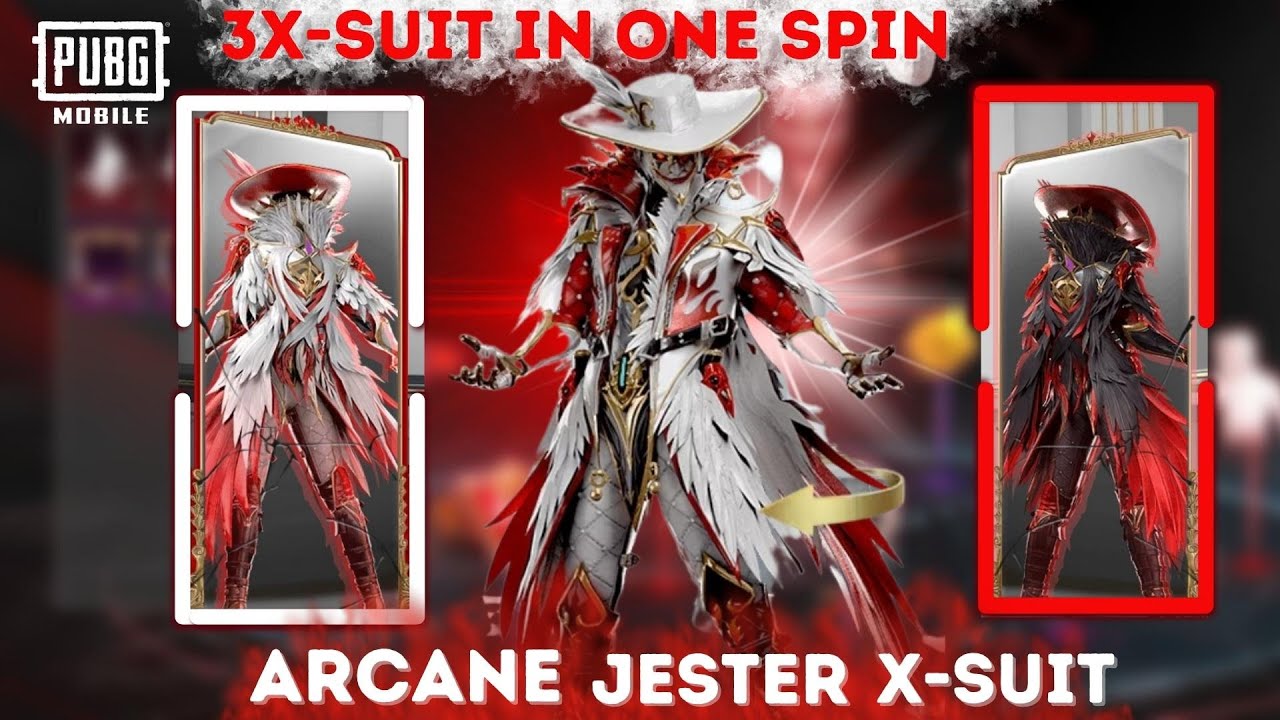 New Arcane Jester X-Suit Crate Opening | Two X-Suit In One Spin | Joker X-Suit | PUBG MOBILE 🔥 ...
