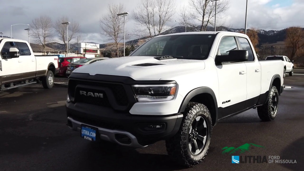 White 2019 Ram All New 1500 1C6SRFET7KN861144 - YouTube