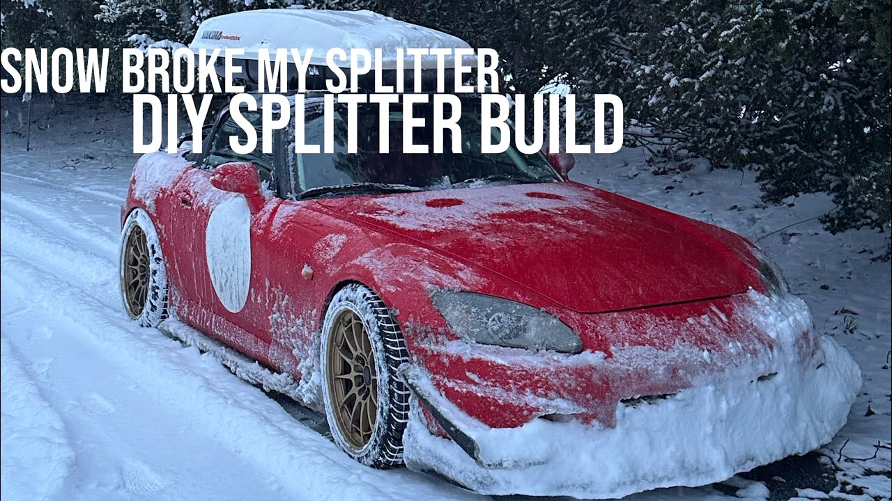 DIY splitter build / Ice chunk broke my splitter! - YouTube