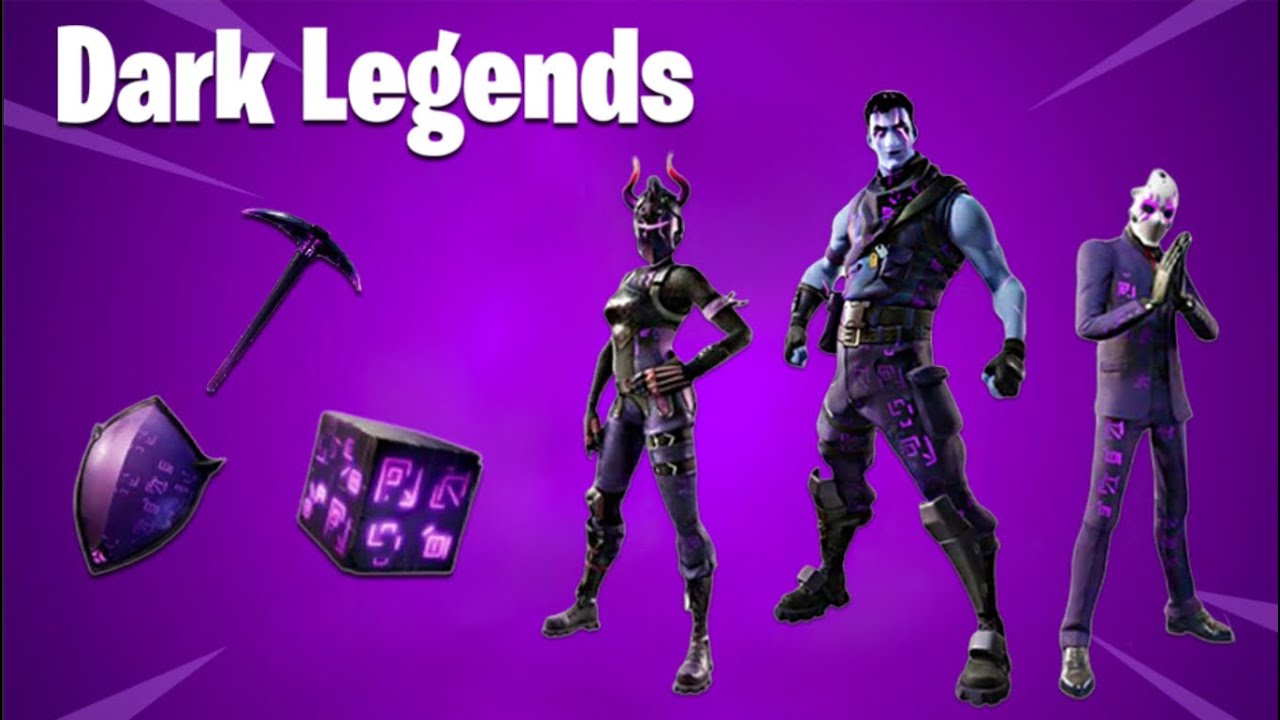 Fortnite Dark Legends Pack Gameplay! - YouTube
