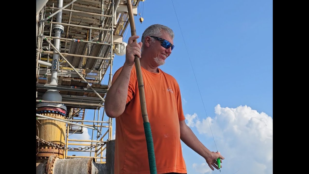 Cane Pole Fishing For Mangrove Snapper Venice, LA - YouTube
