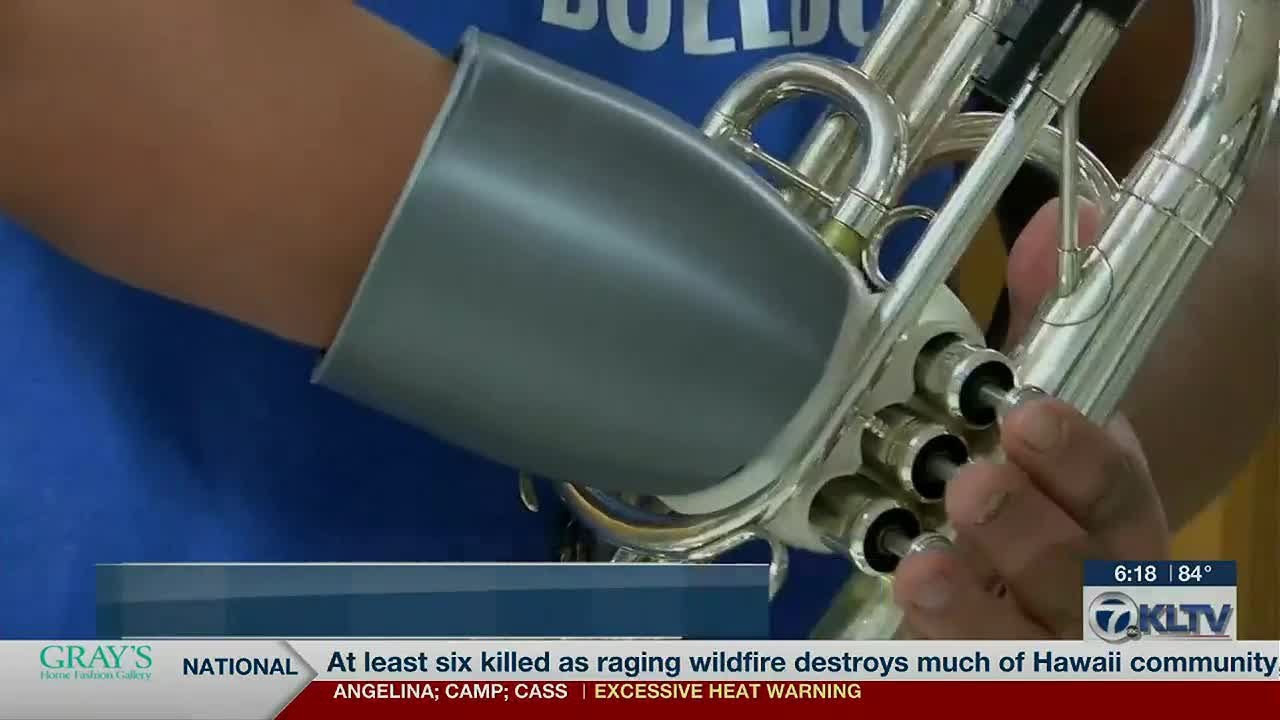 East Texas student’s 3D creation helps amputee play musical instrument ...