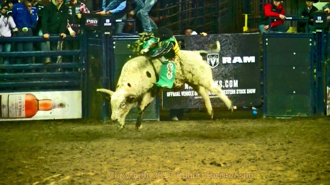 Bull Ride Competition, National Western Stock Show, Denver, 1/15/13 ...