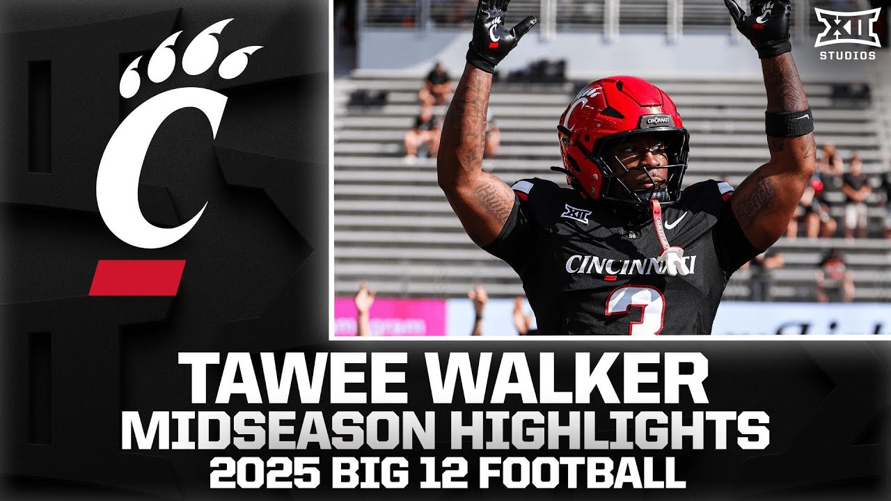 Tawee Walker Midseason Highlights | 2025 Big 12 Football - YouTube
