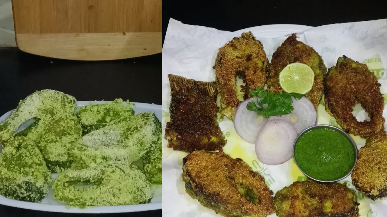 How to make Green Fish fry 🐟🐠 ️😊 - YouTube