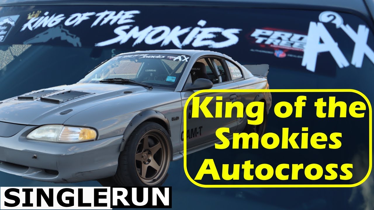 King of the Smokies Autocross Winning Run - SN95 Mustang - YouTube