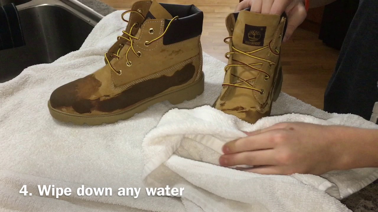 How To Clean/maintenance Timberlands - YouTube