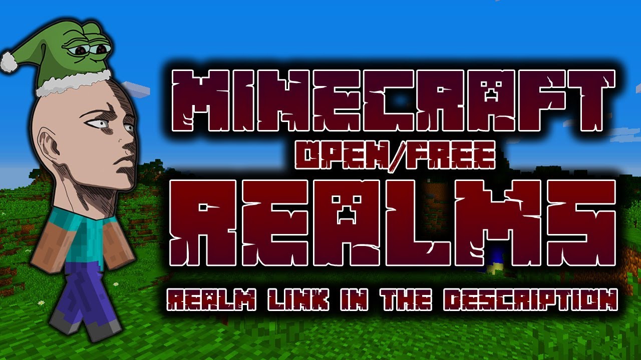 Minecraft MCPE Free Realm! Minecraft Bedrock Edition Factions Realm ...