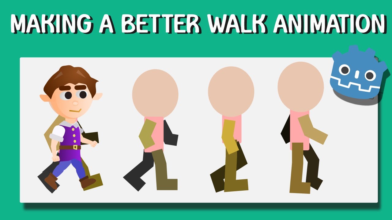 Godot 4 Cutout Sprite: Making a Better Walk Animation - YouTube
