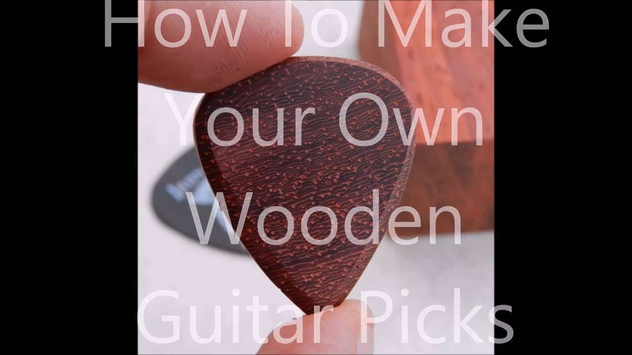 How To Make Wooden Guitar Picks - YouTube