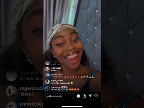 Check out what this Instagram influencer showed on her IG LIVE 💦💦