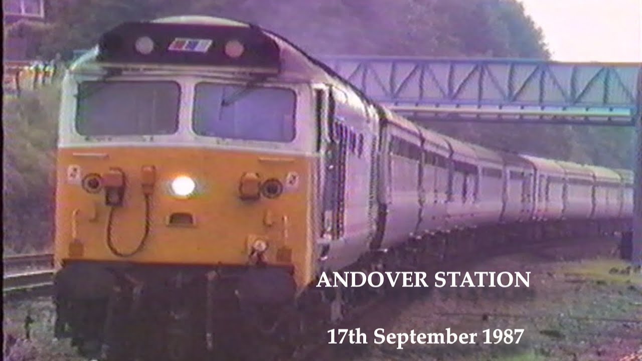 BR in the 1980's ANDOVER STATION on 17th September 1987 - YouTube