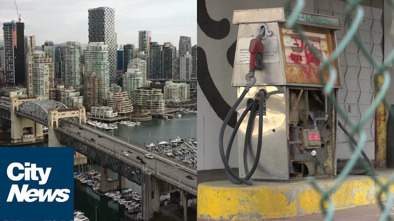 Abandoned gas station becomes invisible landmark - YouTube