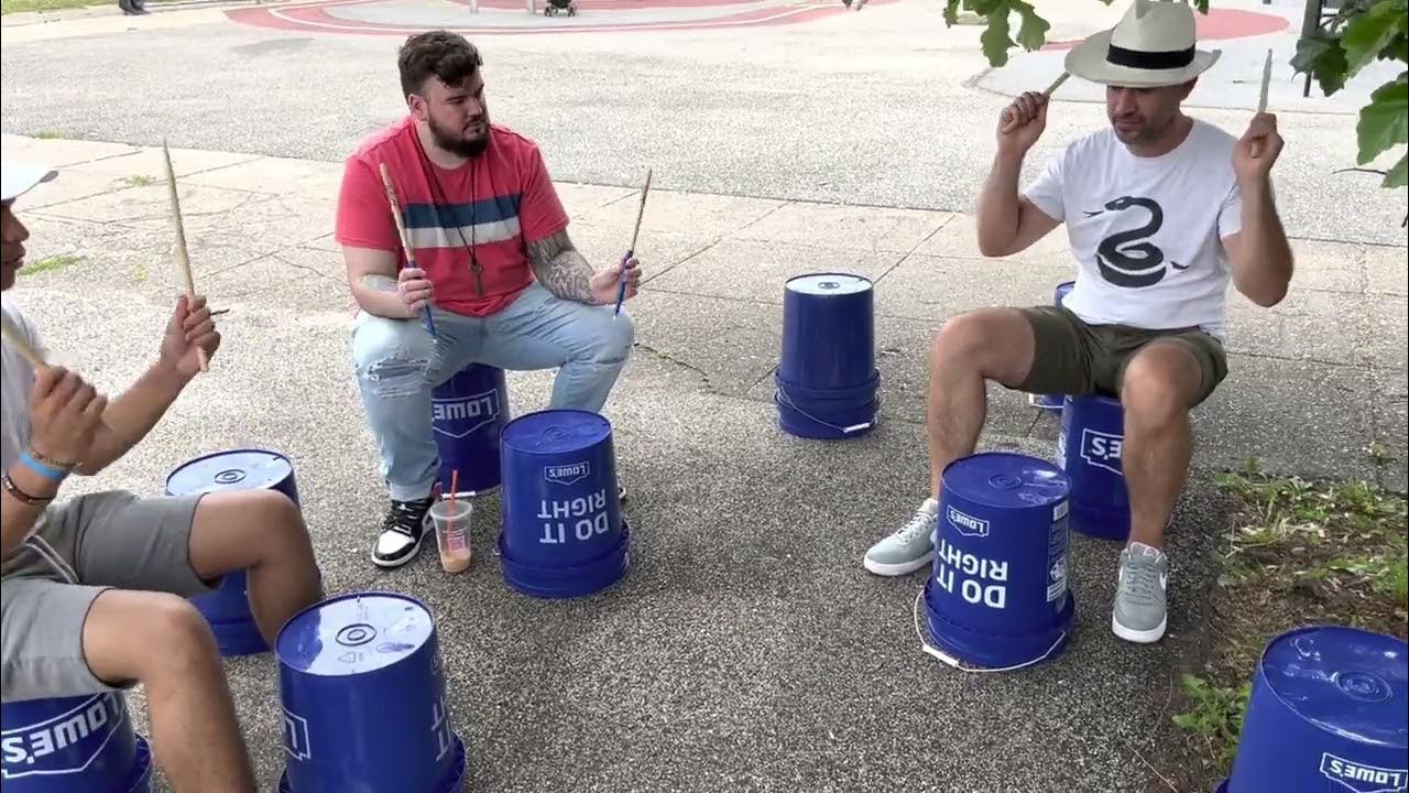 Bucket drumming WARMUP #1 - YouTube