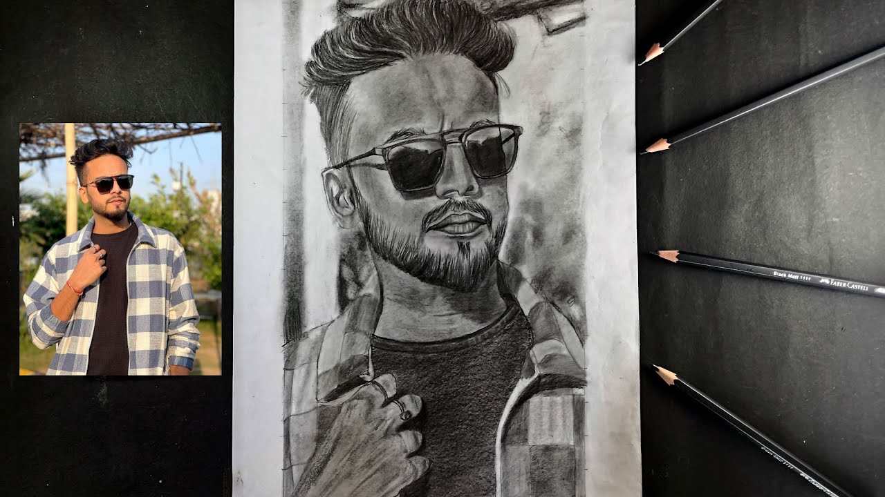 Elvish Yadav Drawing || Easy way || drawing tutorial - YouTube
