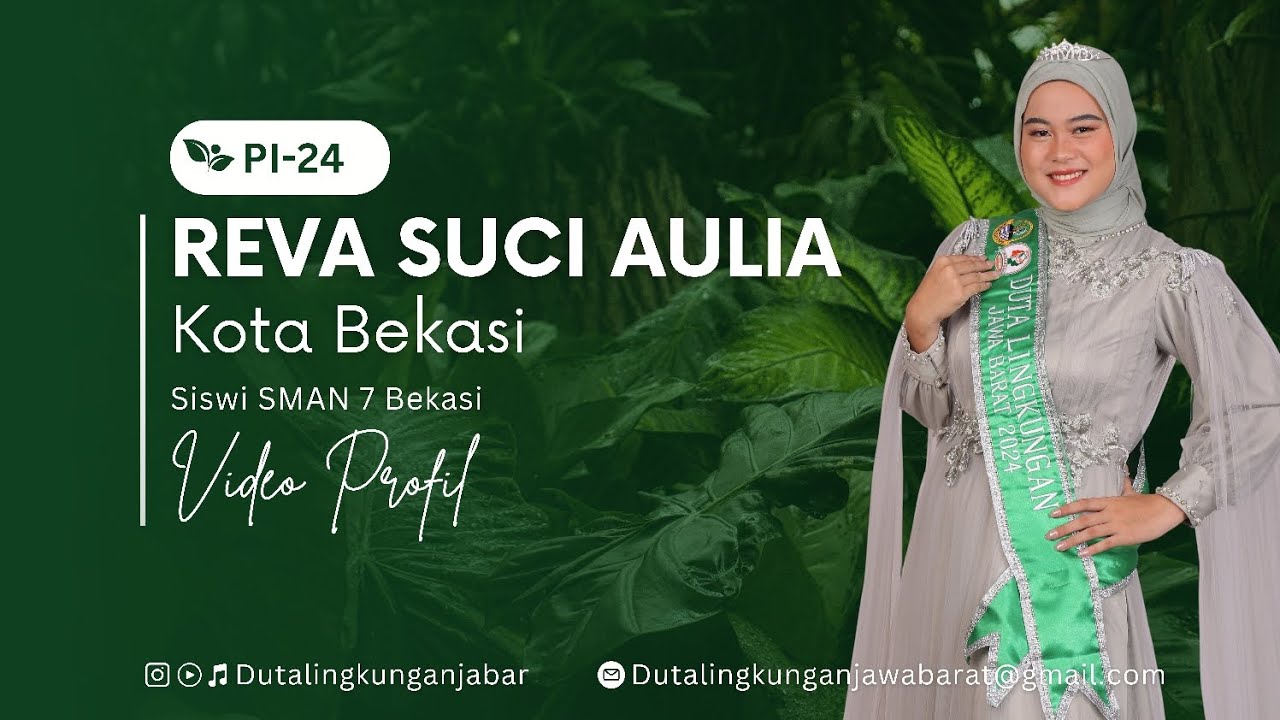 REVA SUCI AULIA | KOTA BEKASI | FINALIS DUTA LINGKUNGAN PROVINSI JAWA ...