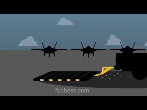 The FOD BOSS Airport Runway Friction Sweeper - YouTube