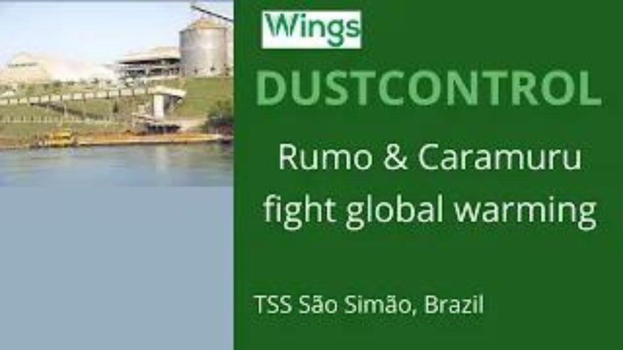 Wings DustControl – Dust suppression in major Brazilian grain terminal - YouTube