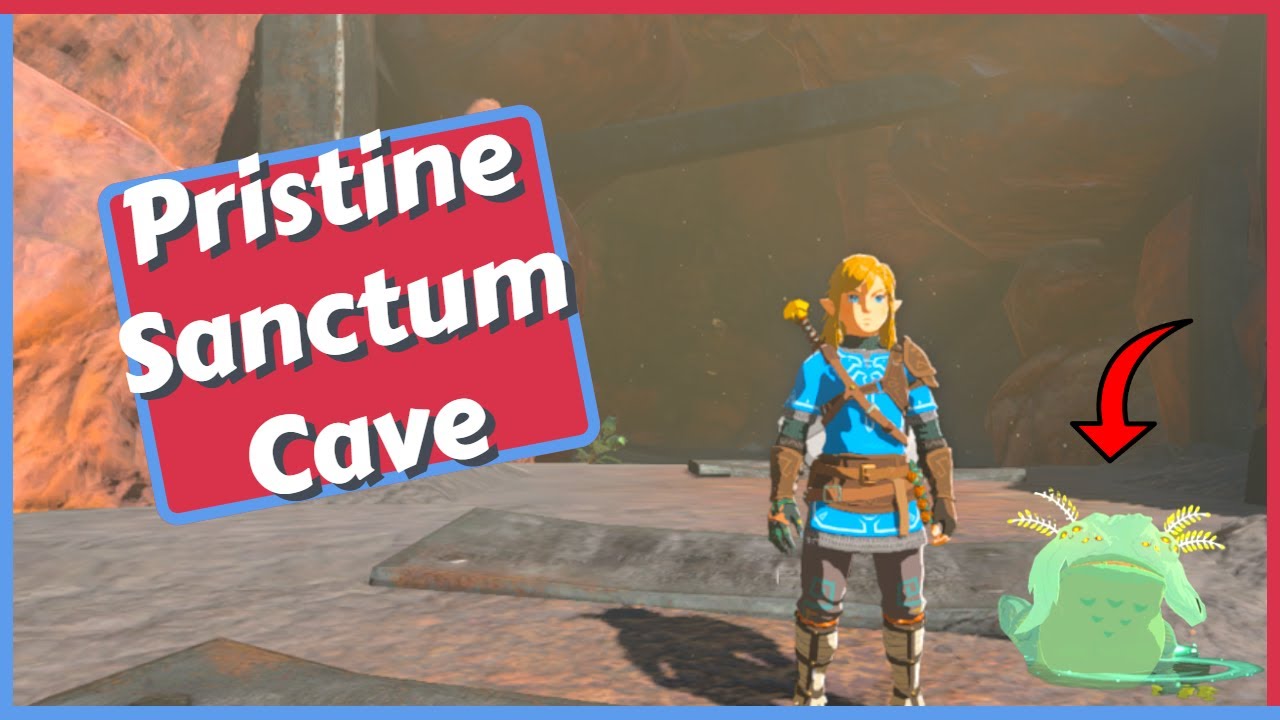Pristine Sanctum Cave (Bubbul Frog Location)in Zelda Tears of the Kingdom - YouTube