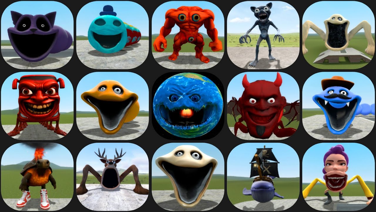 Hungry Worm Sea Eater,Tok Tok Matah,Hungry Catnap,Hungry Doey,RONG RENG ...