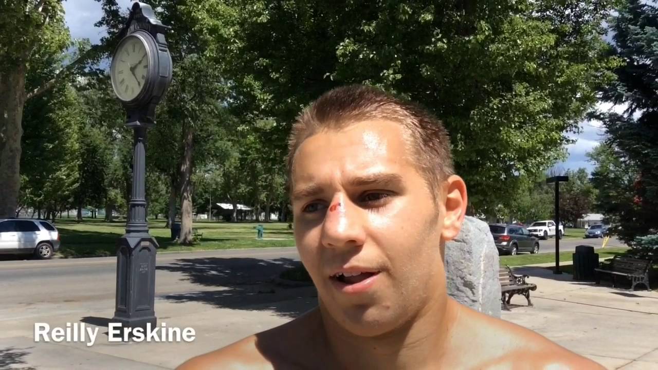 Former champion boxer Kenny Keene and protege Reilly Erskine in Emmett ...