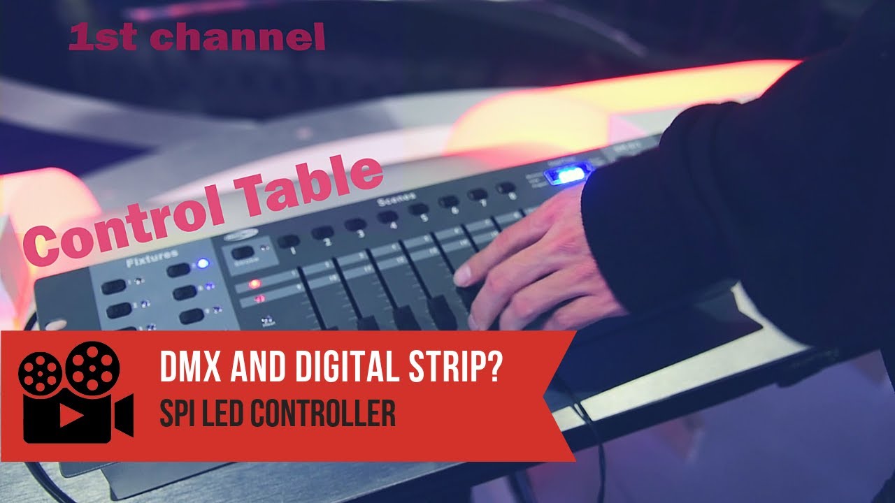 How we are using DMX to control Digital strip? - SPI LED Controller ...