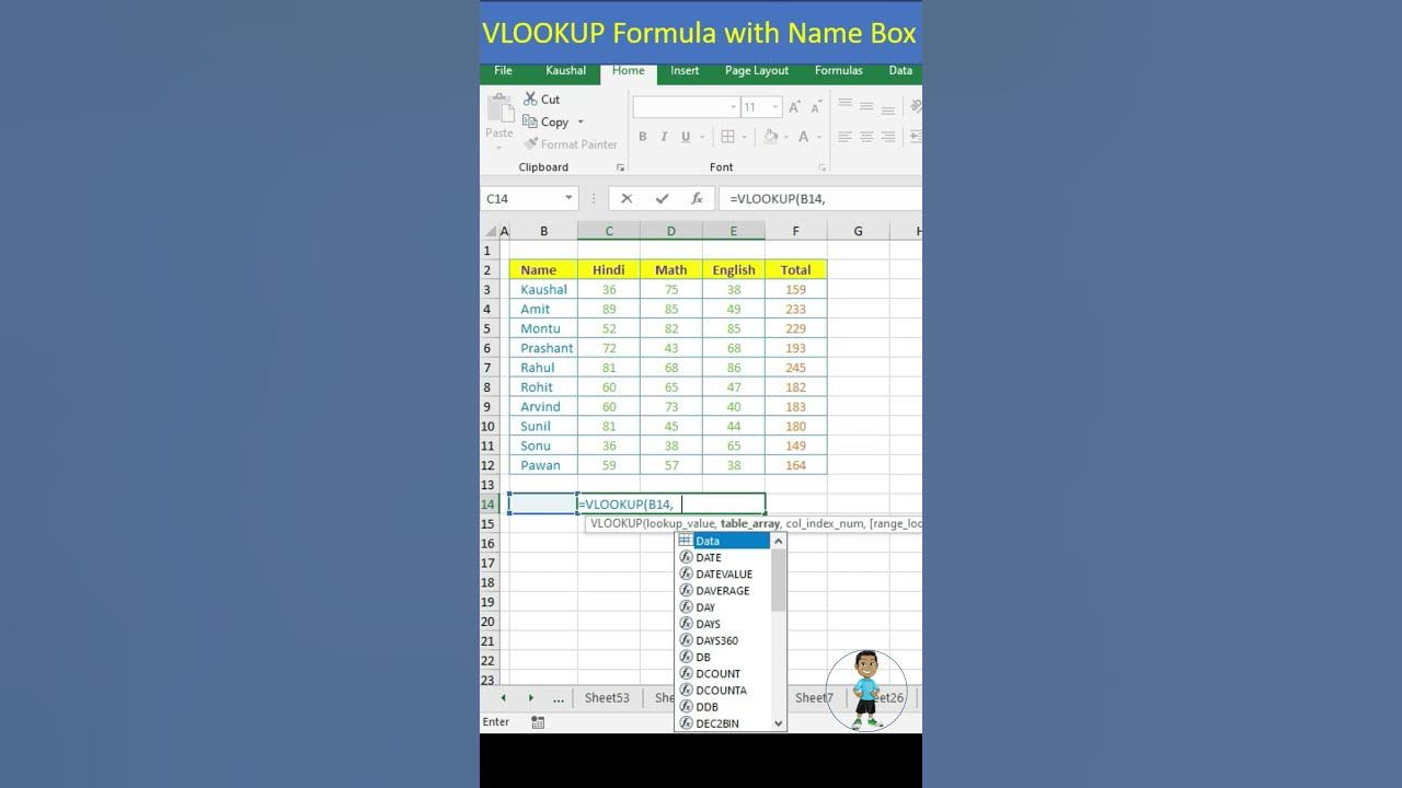 Excel Job Interview Questions Vlookup Name Box In Excel Excel Microsoftexcel Shorts