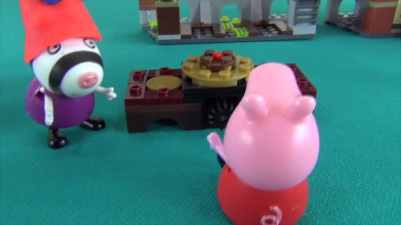Peppa Pig in English. Peppa Pig has a birthday with surprises and ...